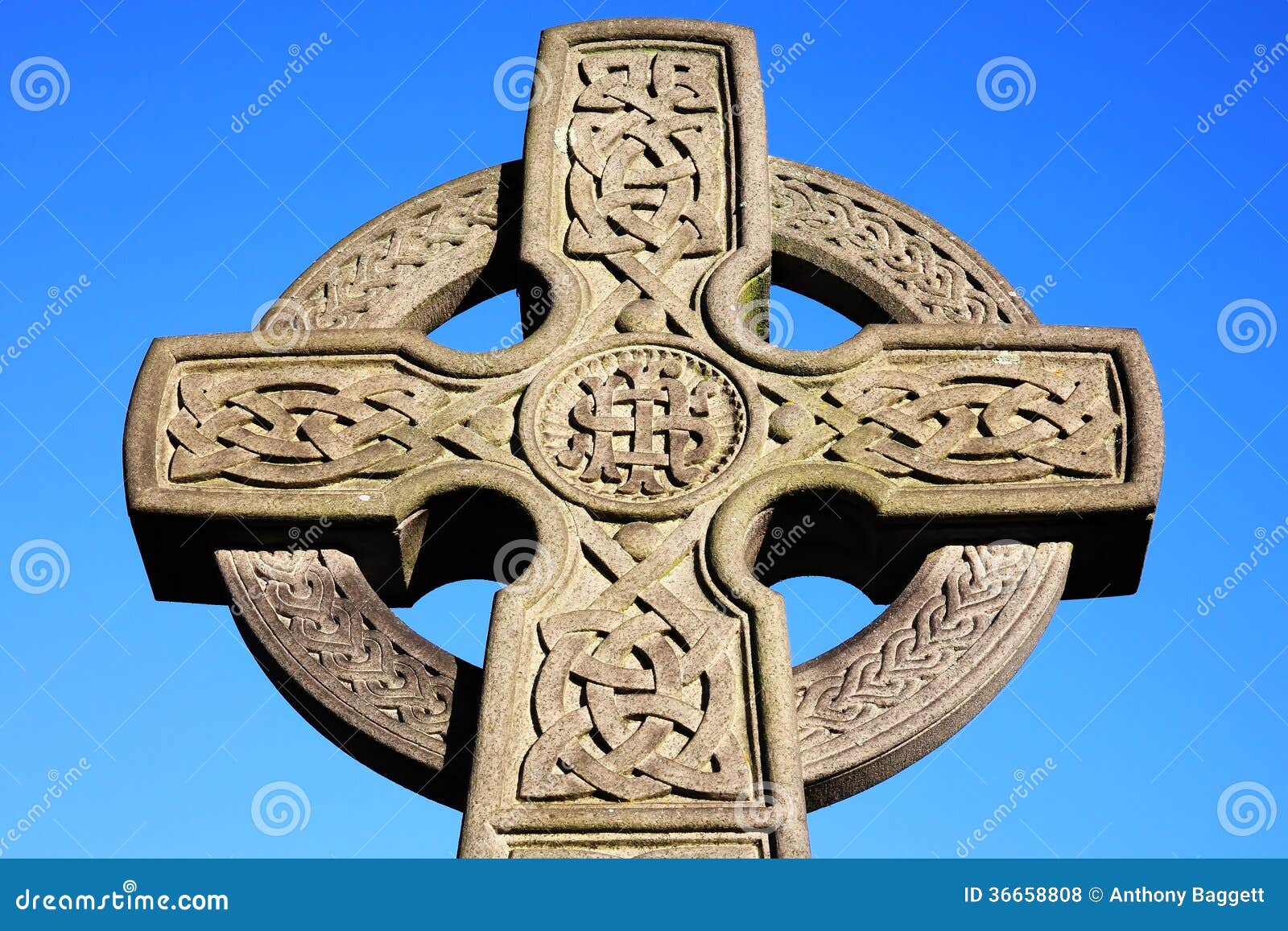 Celtic Cross Grave Stone Royalty-Free Stock Image | CartoonDealer.com ...