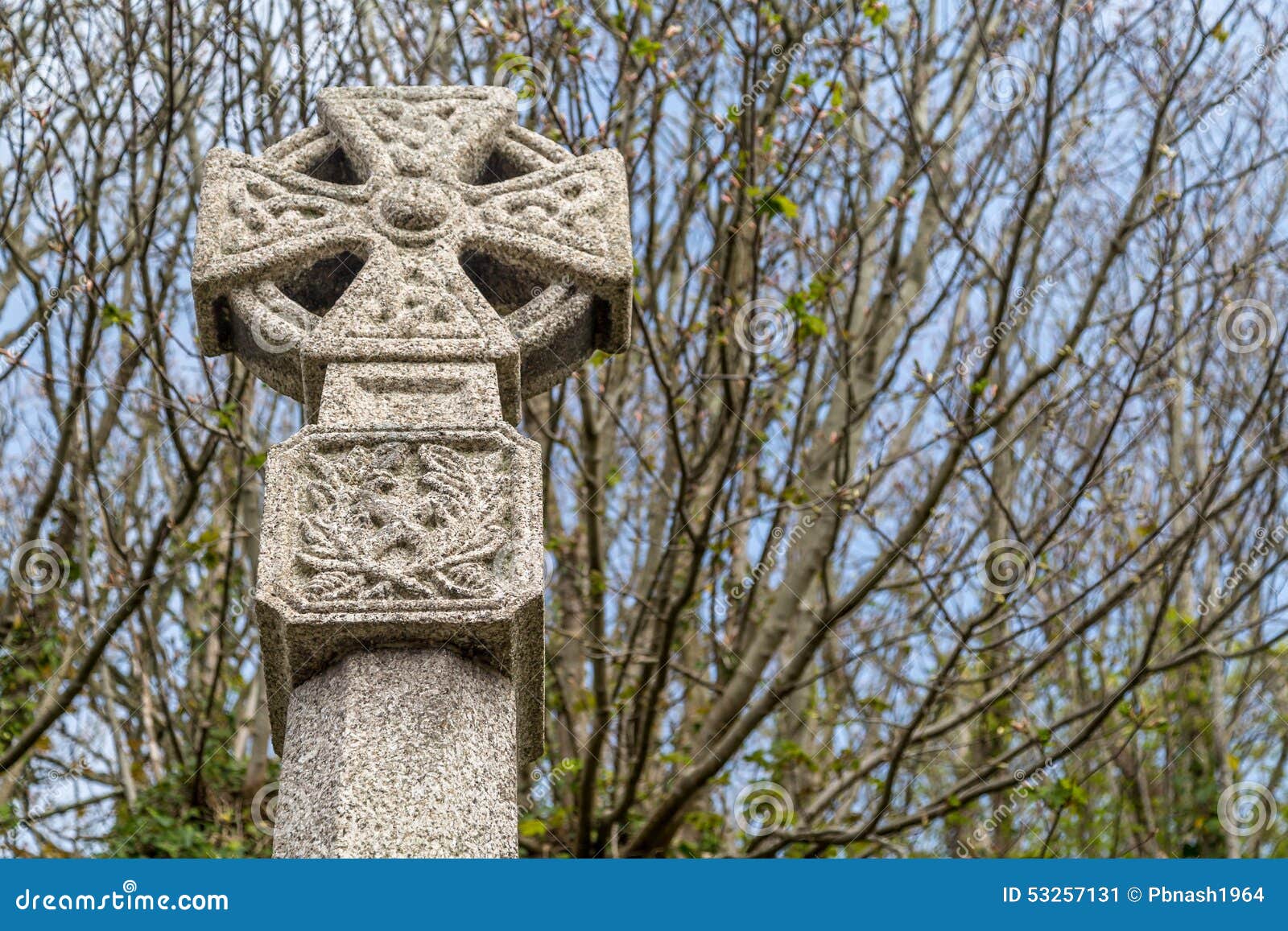Celtic Cross in Marazion Cornwall England Uk Stock Image - Image of ...