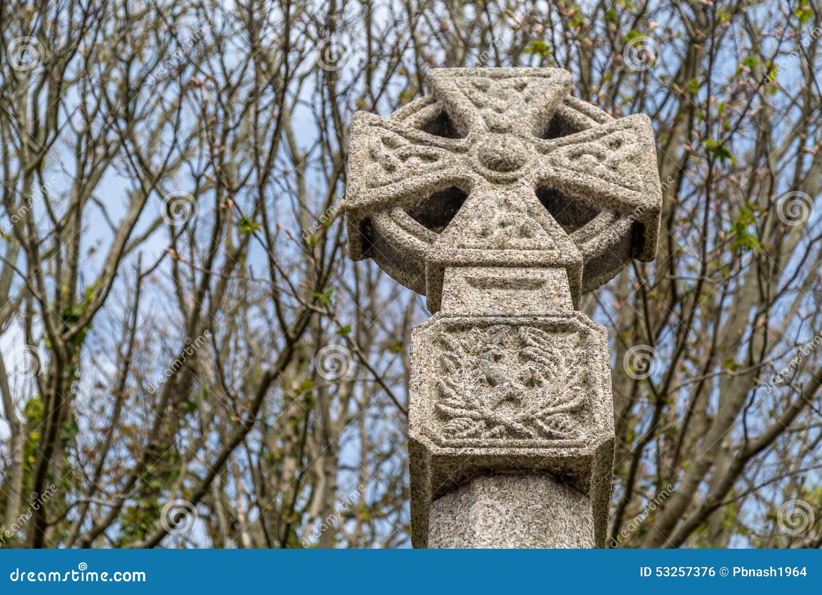 Celtic Cross in Marazion Cornwall England Uk Stock Photo - Image of ...