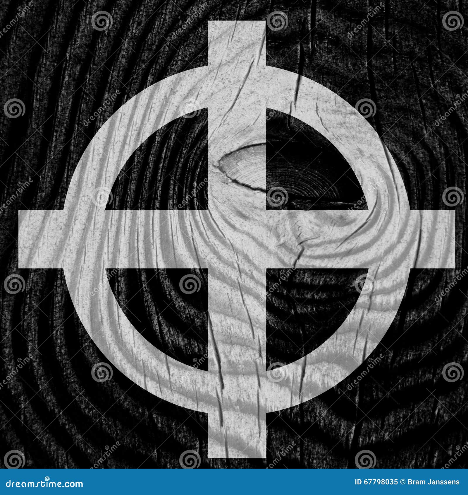 Celtic Cross Representation Stock Illustration - Illustration of ...