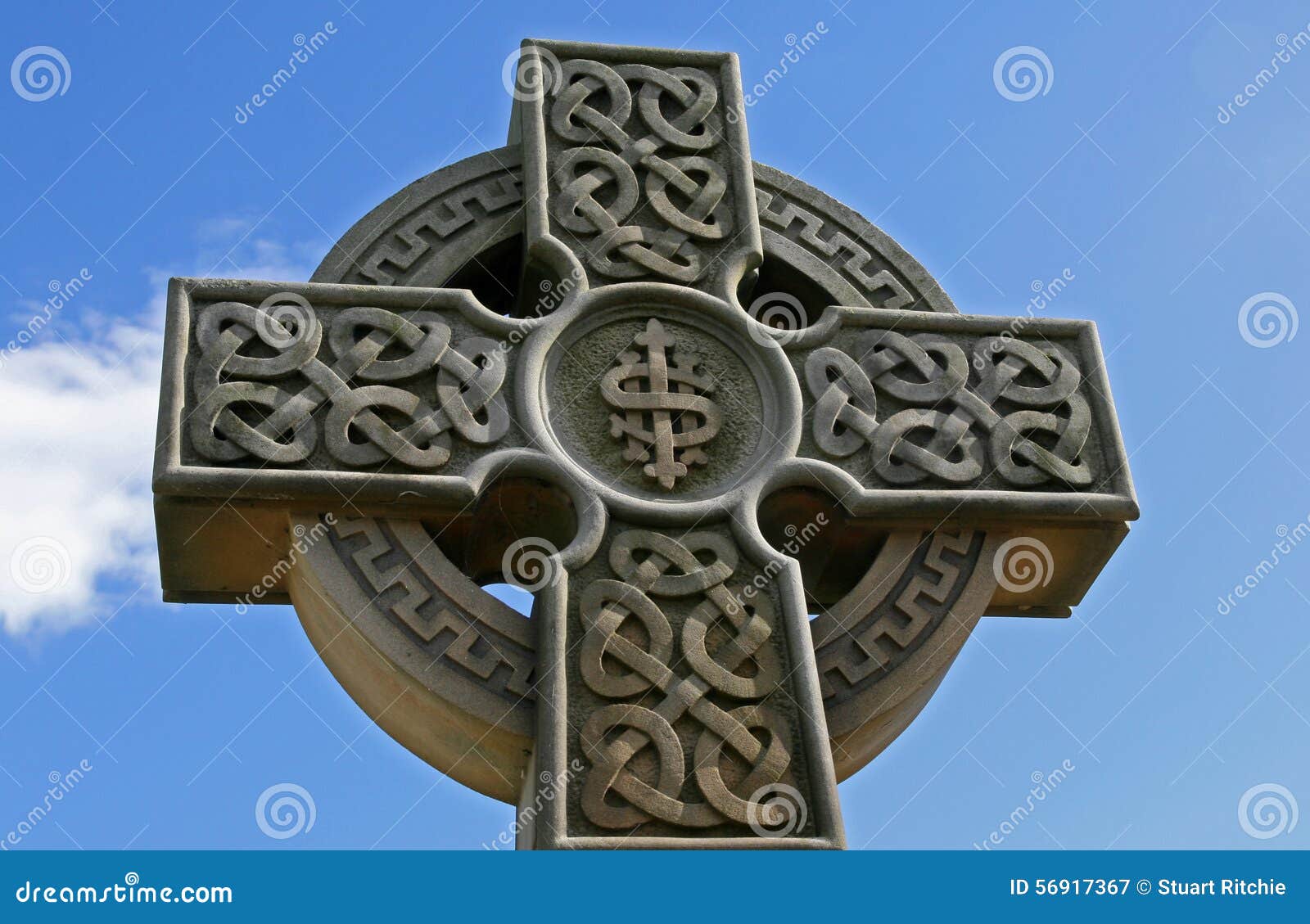 Celtic Cross stock image. Image of christian, scottish - 56917367