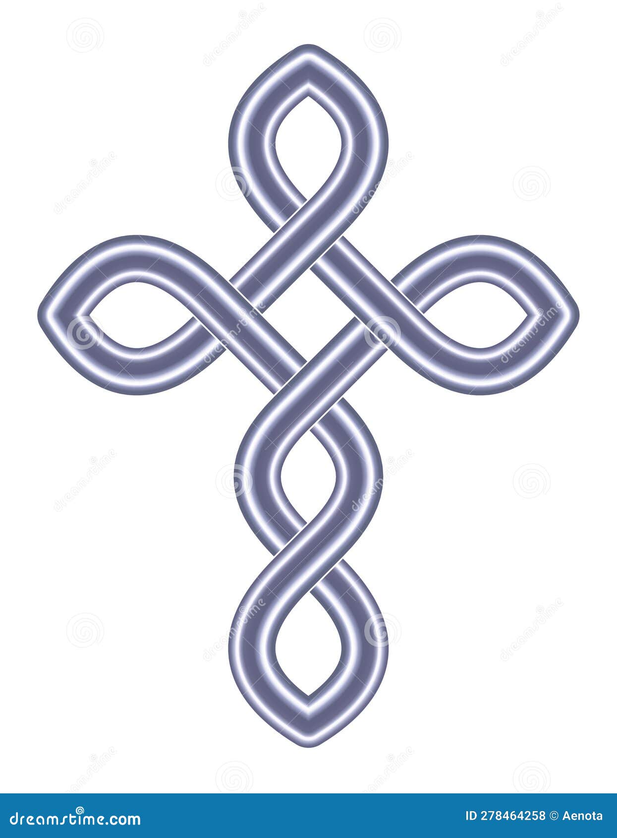 Celtic Cross Vector Ancient Pagan Scandinavian Sacred Knotwork X Symbol ...