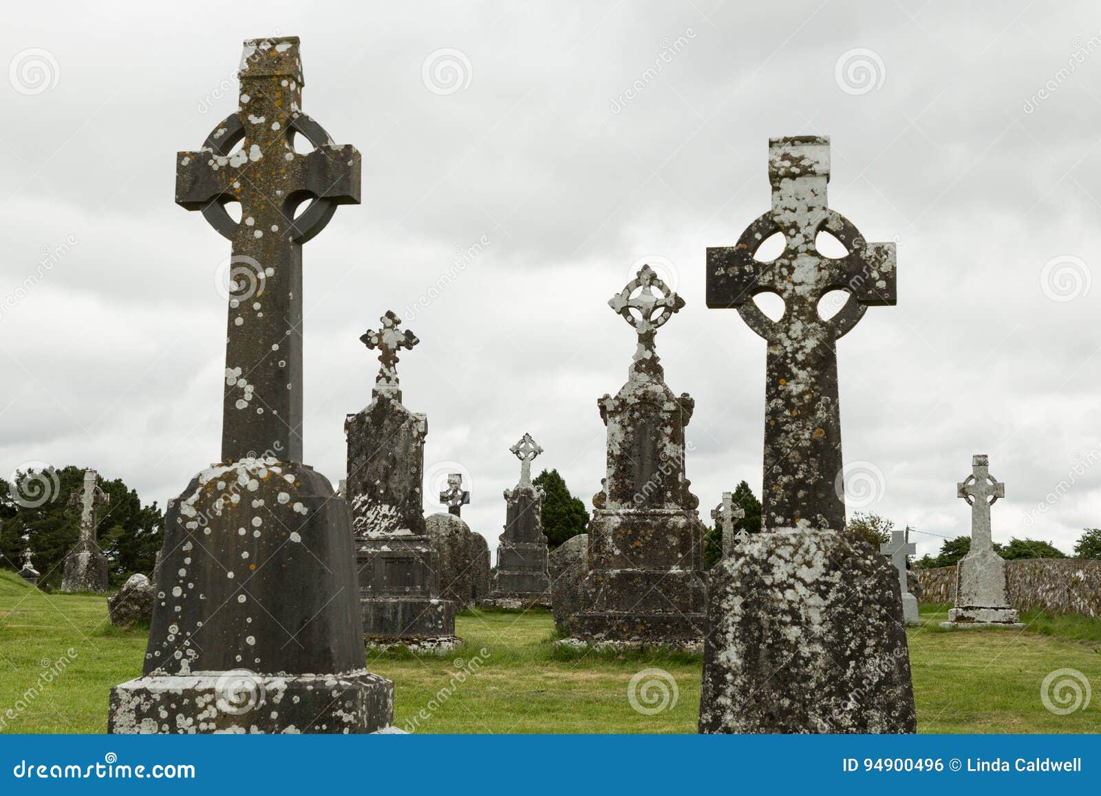 Celtic crosses stock photo. Image of cemeteries, river - 94900496