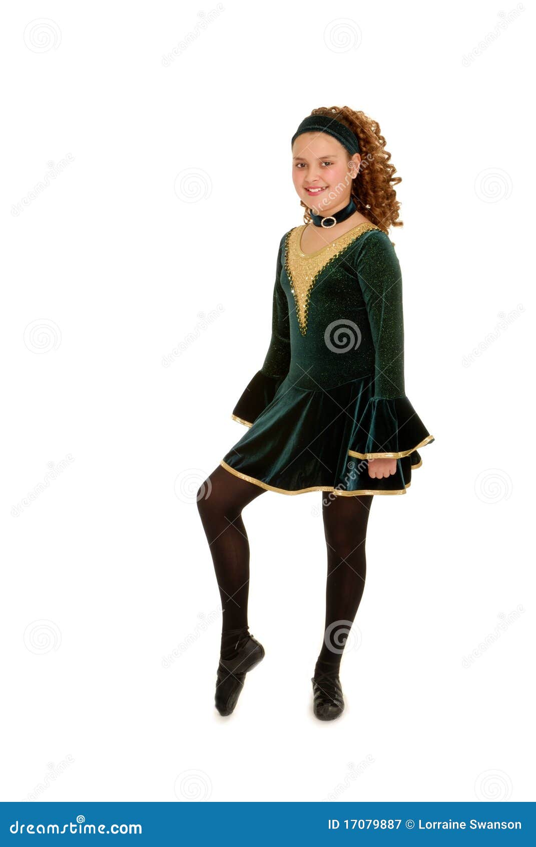 Celtic Dancer stock image. Image of celtic, dance, female - 17079887