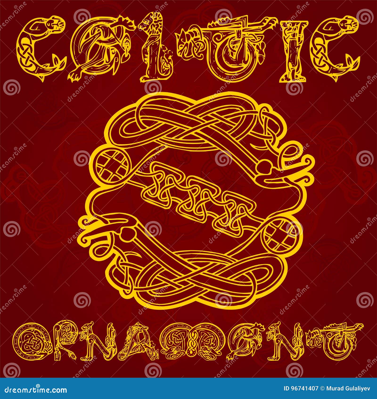 Celtic decorative ornament stock illustration. Illustration of celtic ...