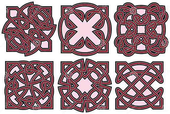 Celtic design elements set stock vector. Illustration of ornament ...