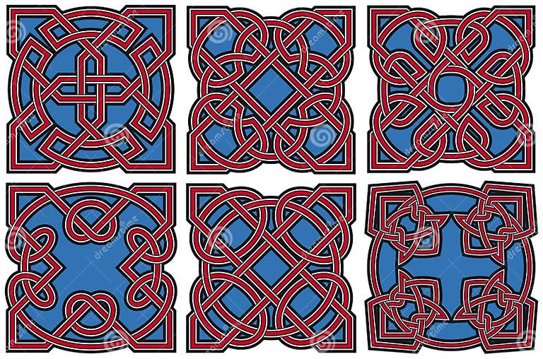 Celtic design elements set stock vector. Illustration of ancient - 17598220