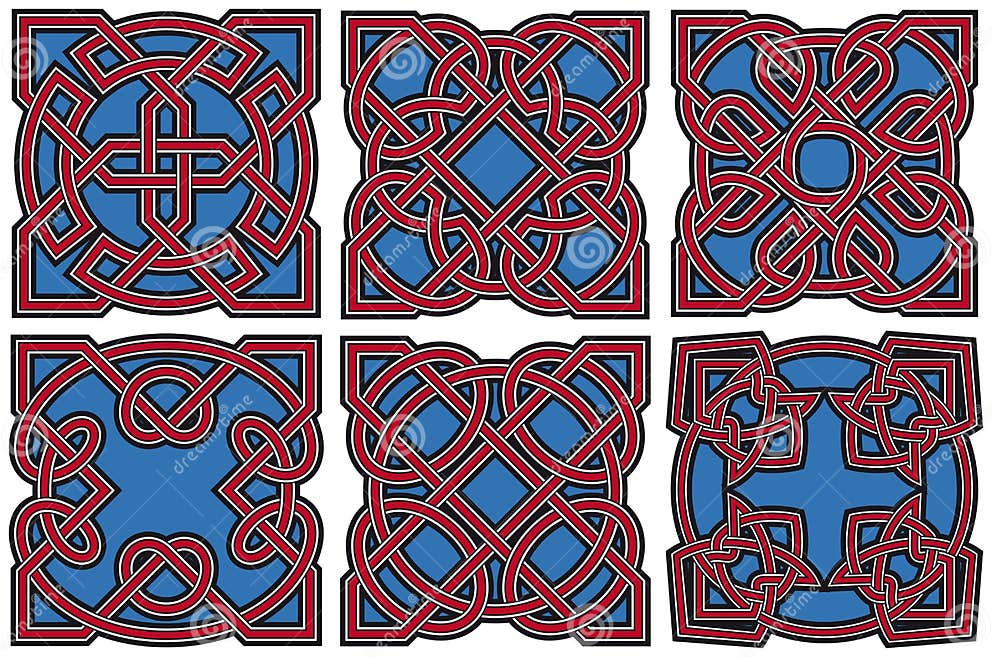 Celtic design elements set stock vector. Illustration of ancient - 17598220