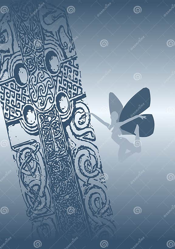 Celtic faery stock vector. Illustration of mistic, vector - 4239622