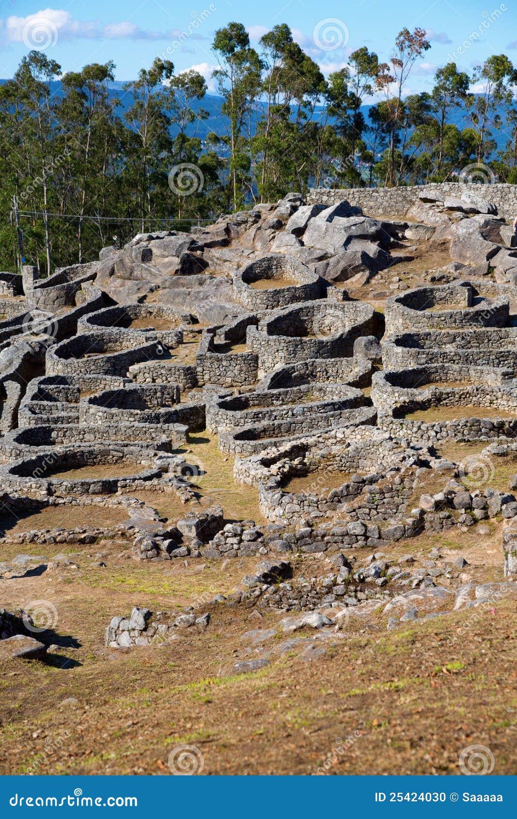 Celtic fort #3 stock photo. Image of tecla, traditional - 25424030