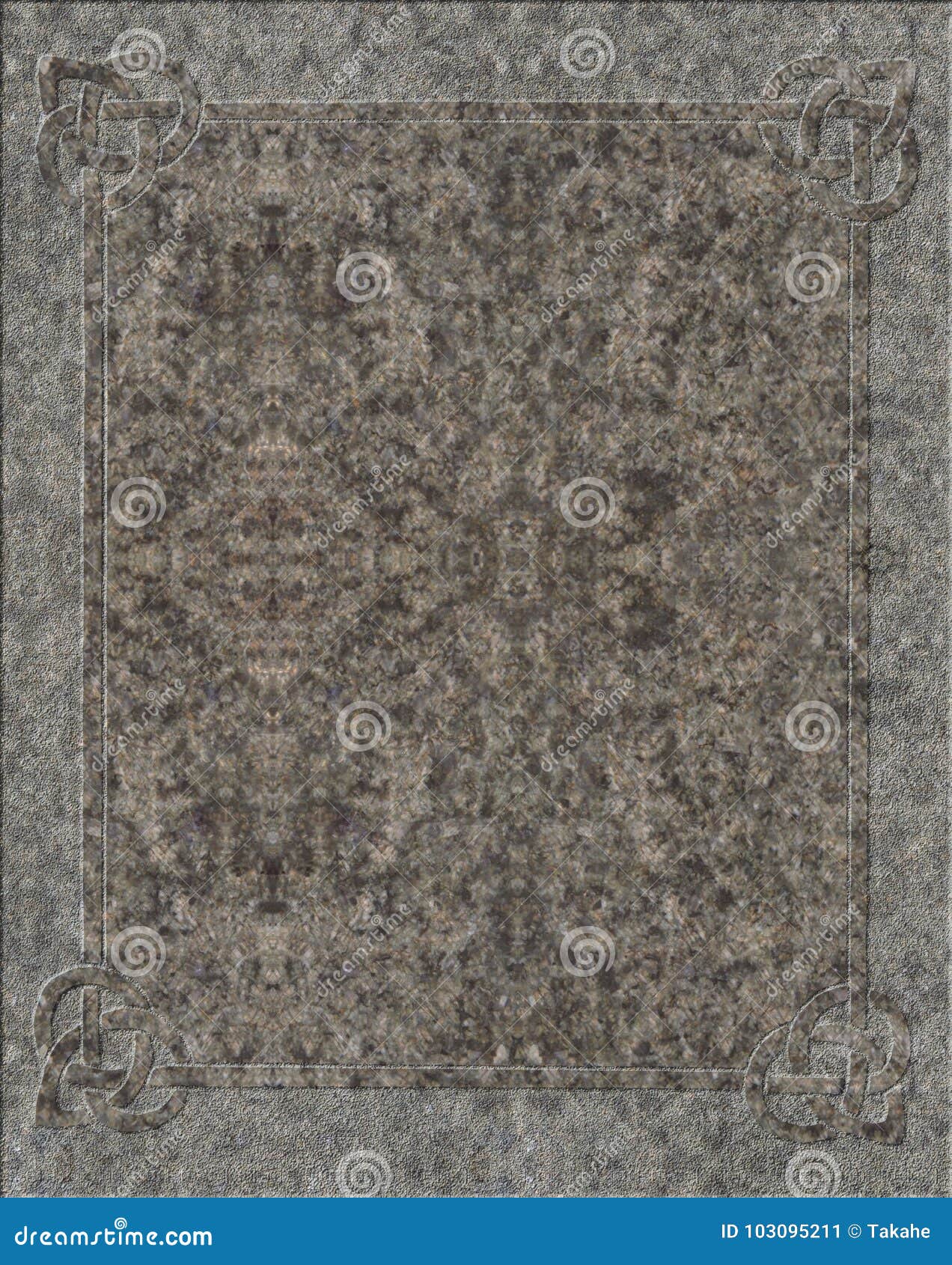 Celtic Relief Chiseled in Granite Stock Image - Image of twotoned ...