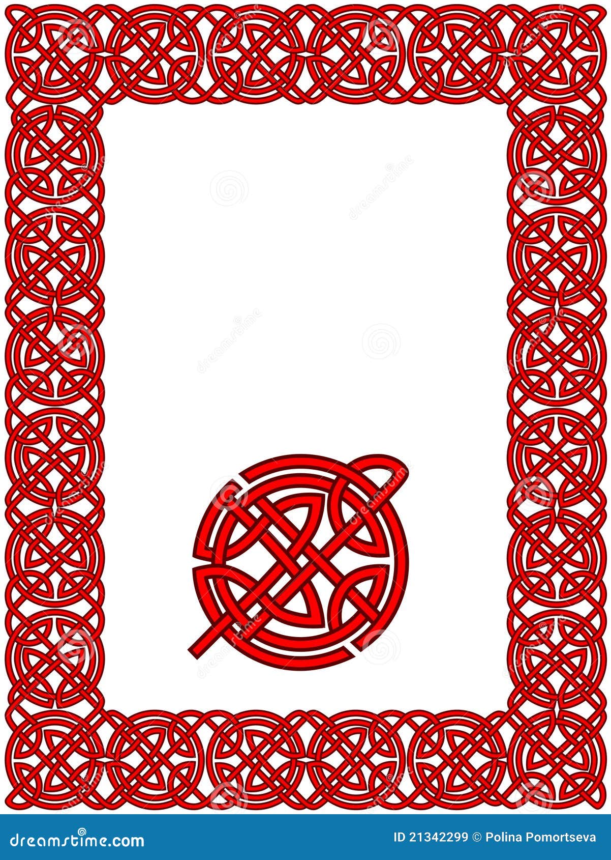 Celtic frame pattern stock illustration. Illustration of graphic - 21342299