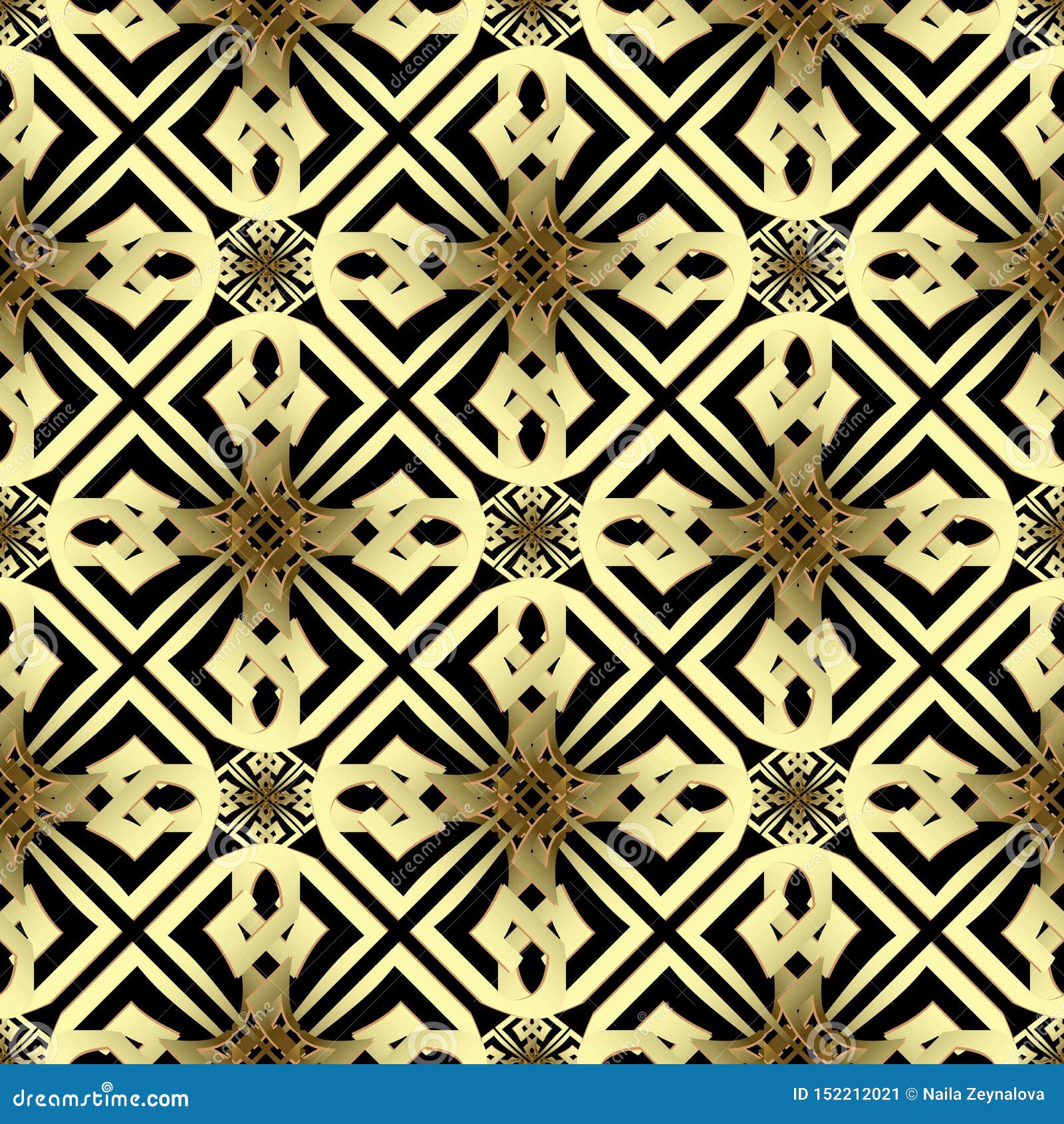 Celtic Gold Cross Isolated On White Background. Religion Symbol. Irish ...