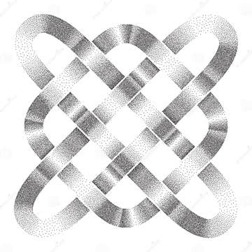Celtic Halftone Stippled Pattern Vector Ancient Pagan Scandinavian ...