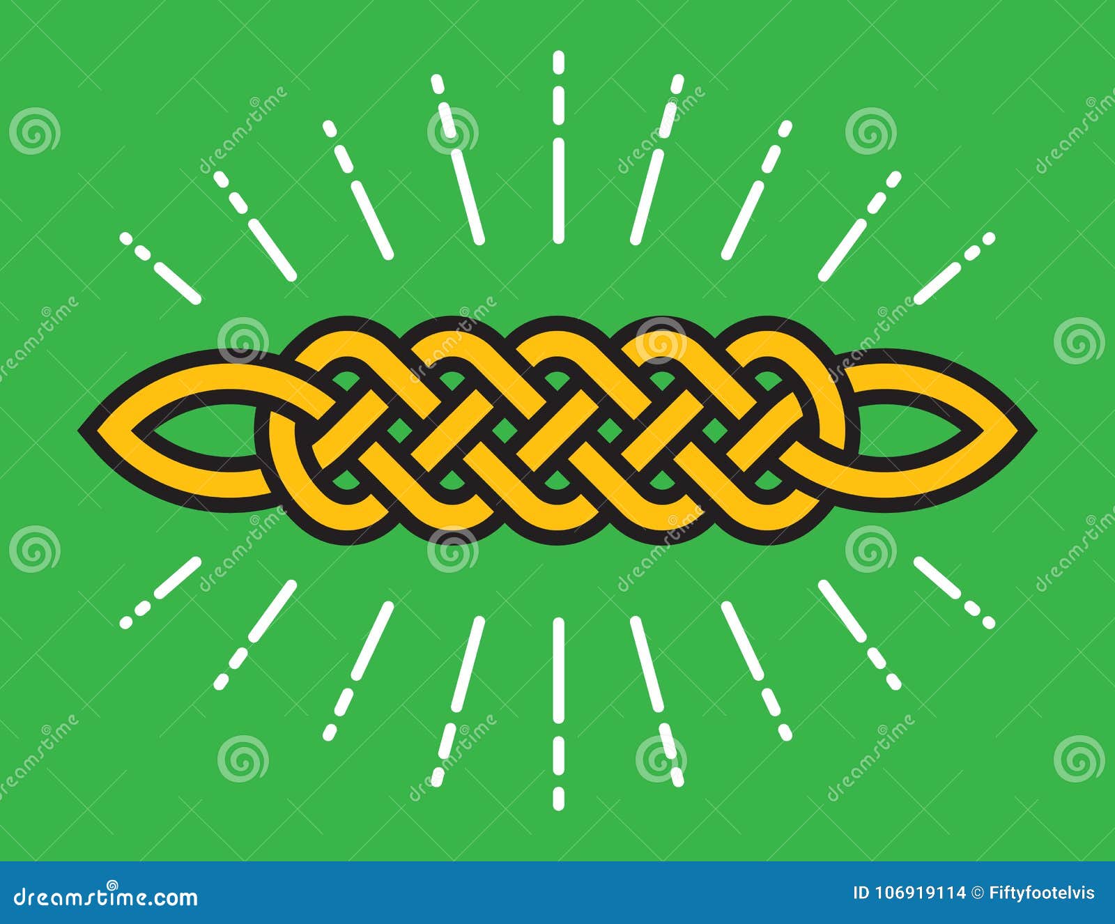 Celtic Infinity Knot Vector Design. Stock Vector - Illustration of ...