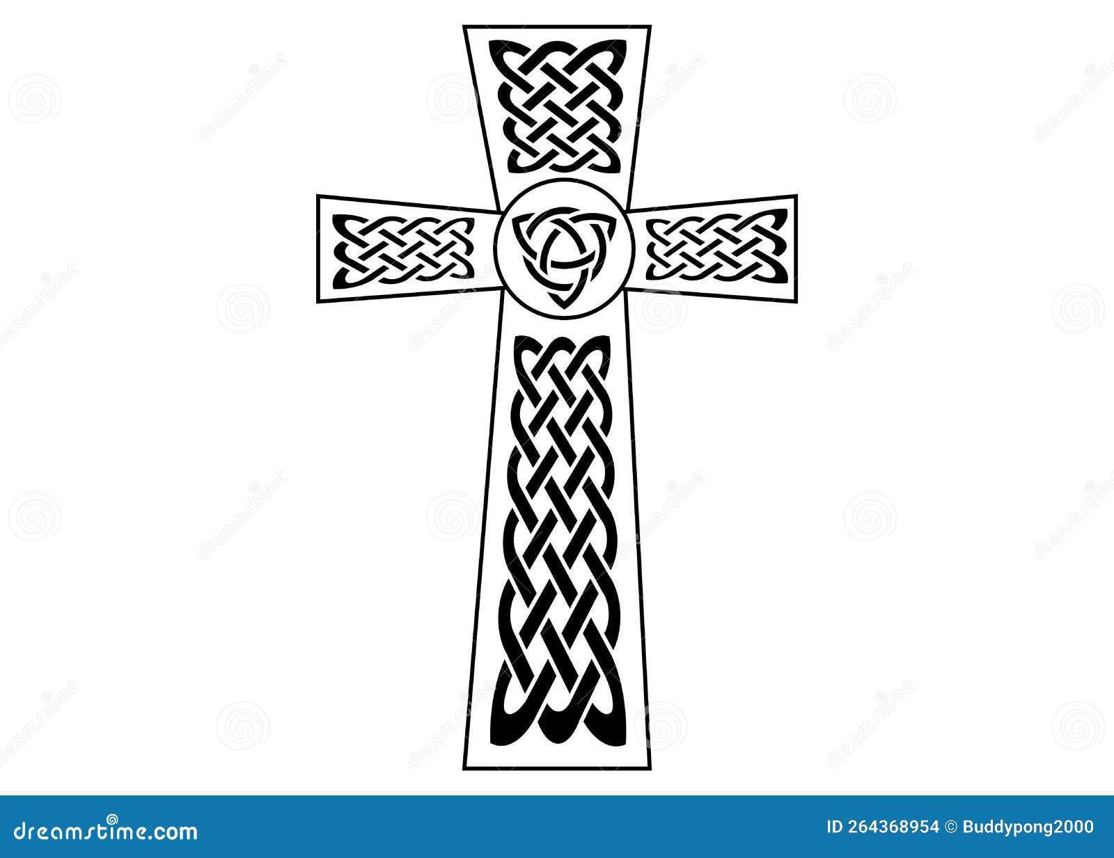 Celtic Irish Cross Symbol Vector | CartoonDealer.com #264368954