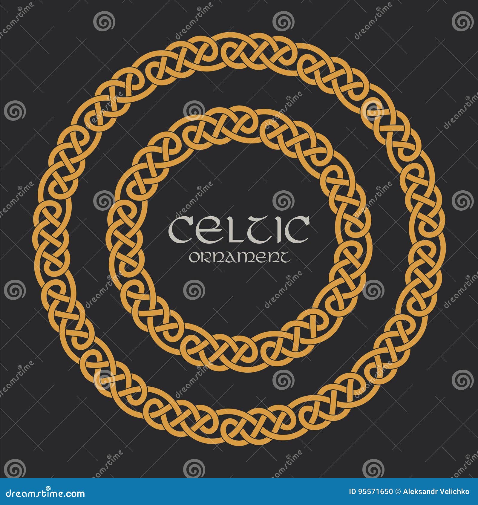 Celtic Knot Vector Border