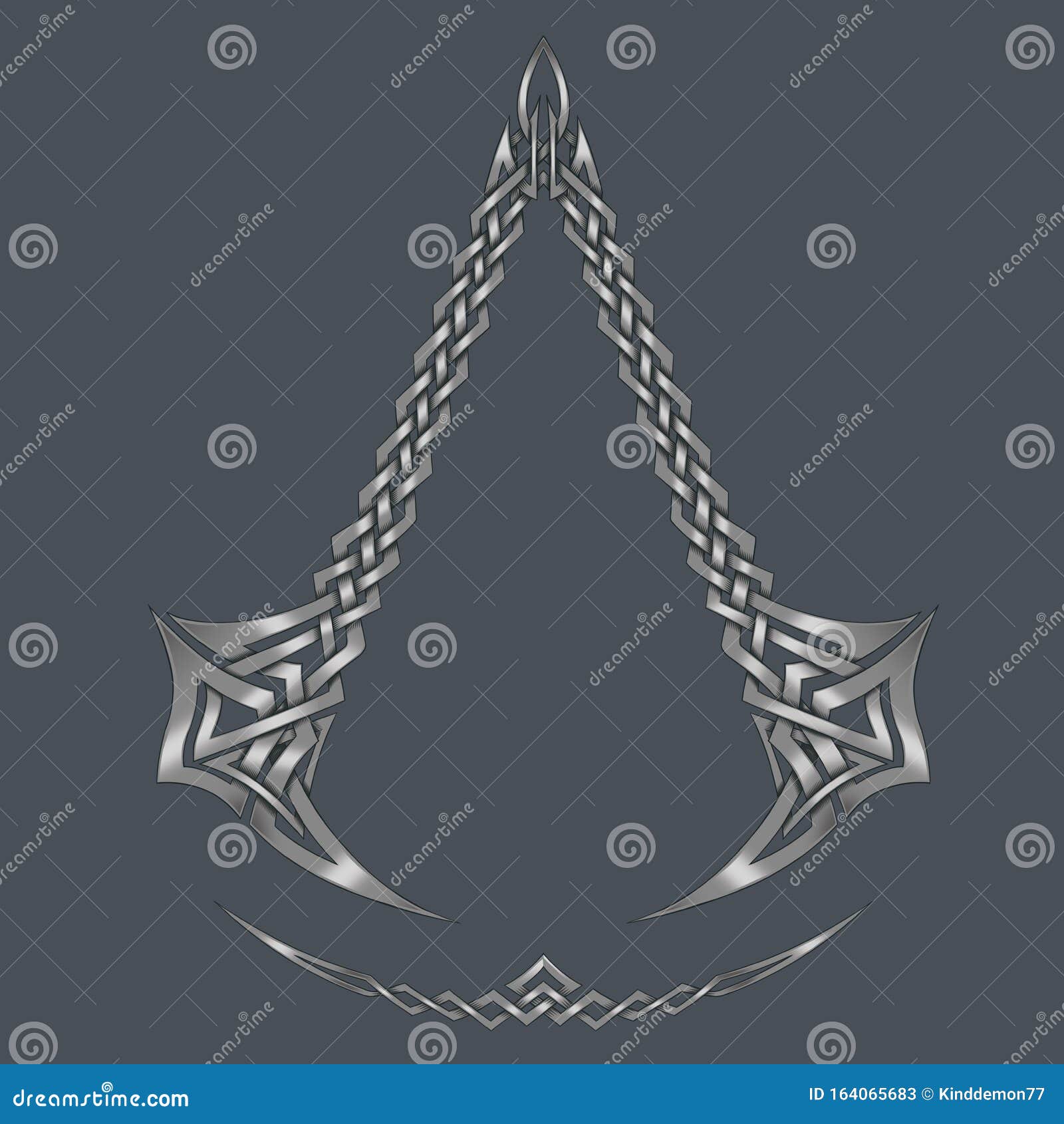 Two Celtic Triangle Knots Vector Illustration | CartoonDealer.com #52008686