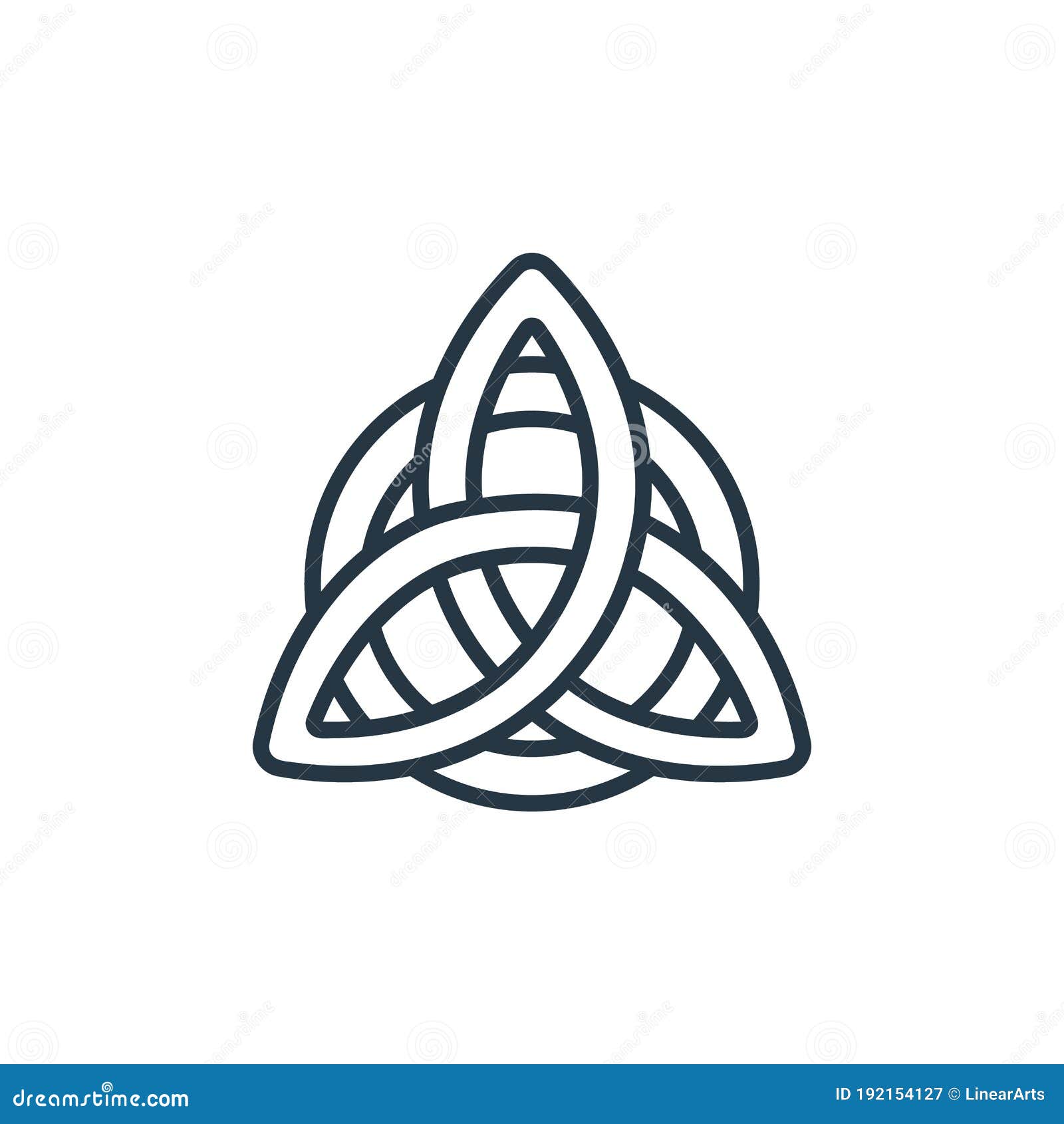 Celtic Knot Icon Vector from Ireland Concept. Thin Line Illustration of ...