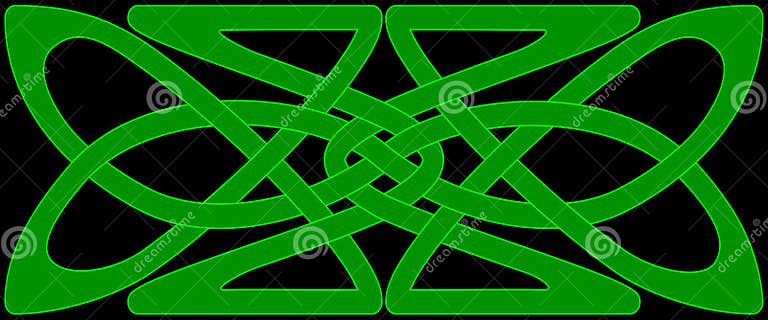 Celtic knot panel stock vector. Illustration of irish - 7260334