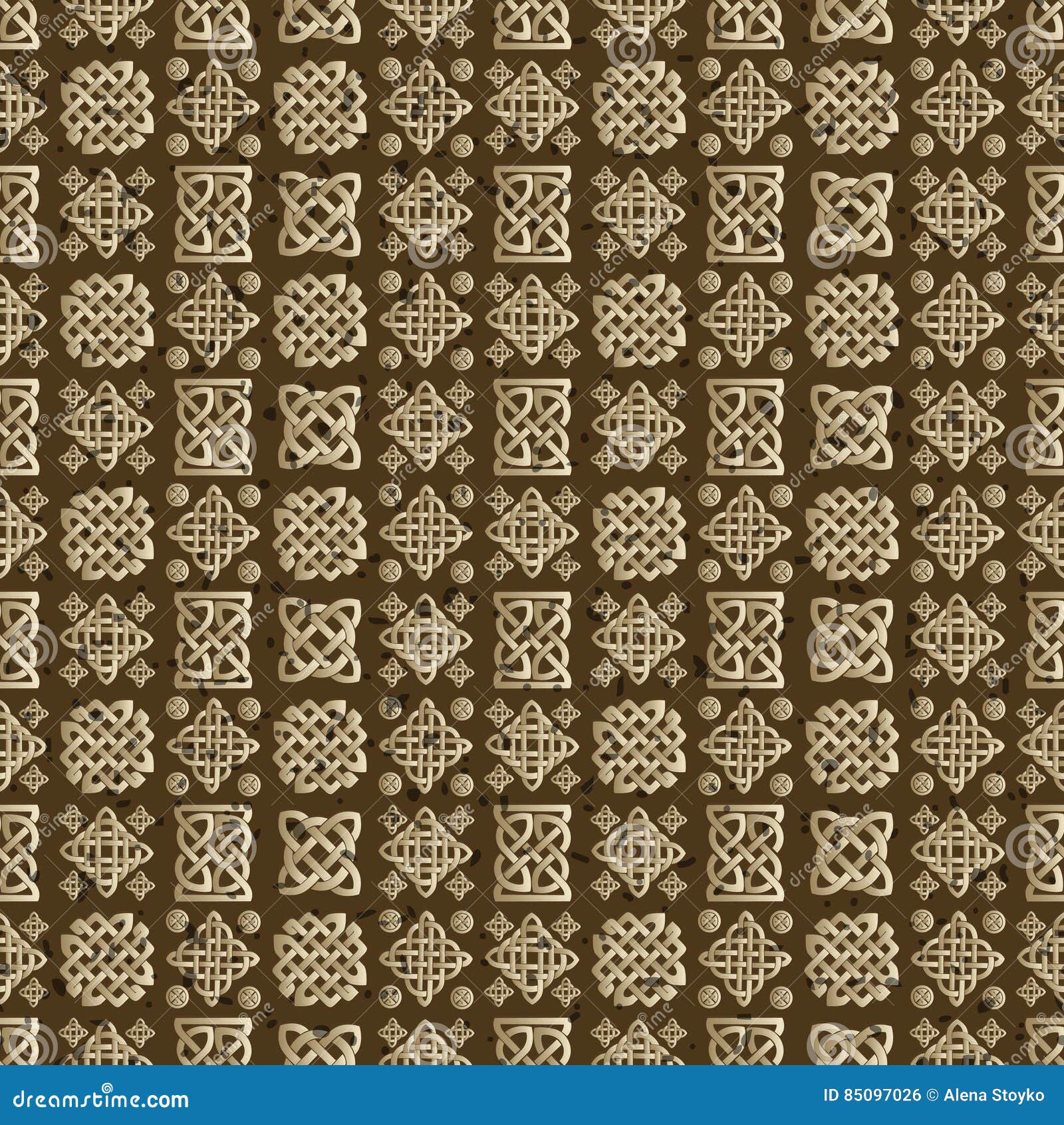 Celtic Knot Seamless Pattern Stock Vector - Illustration of abstract ...