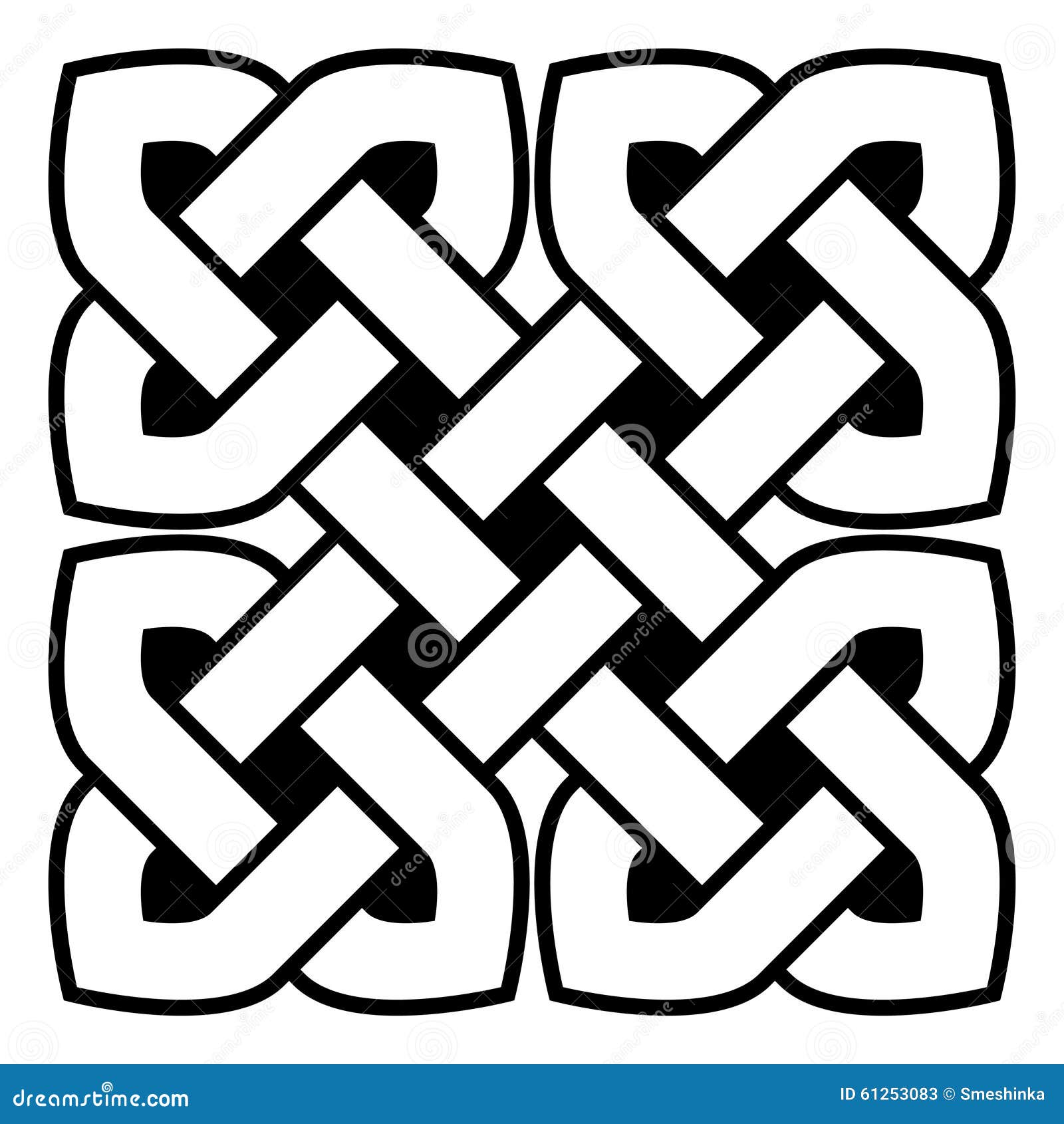 Celtic Knot Vector Illustration Stock Vector - Illustration of heritage ...