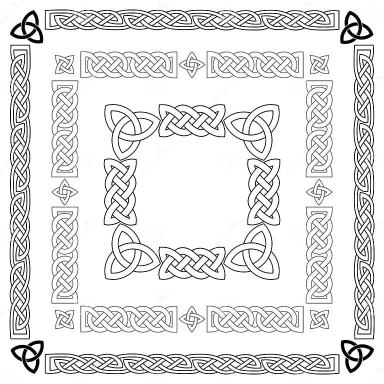Celtic Knots, Patterns, Frameworks Vector Stock Vector - Illustration ...