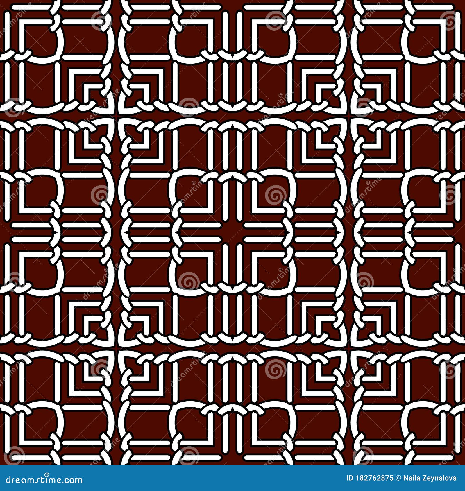 Celtic Knots Seamless Pattern. Elegant Geometric Vector Tartan ...