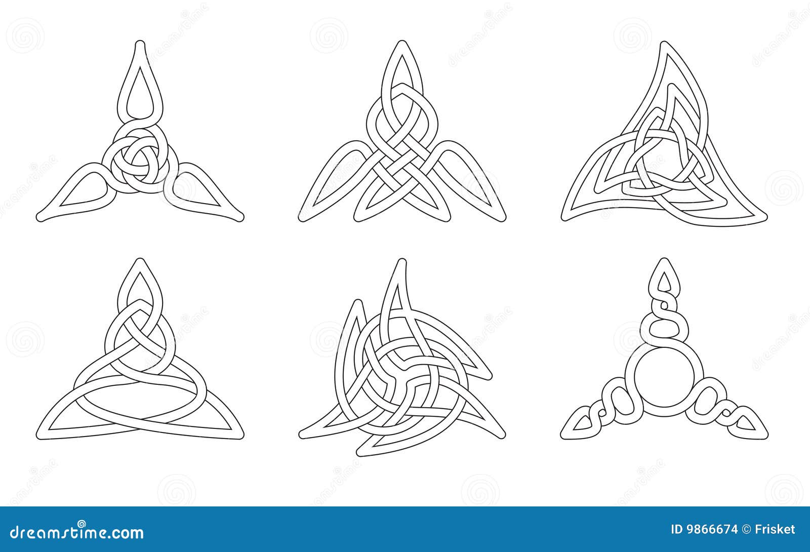 Celtic Knots (Vector) stock vector. Illustration of design - 9866674