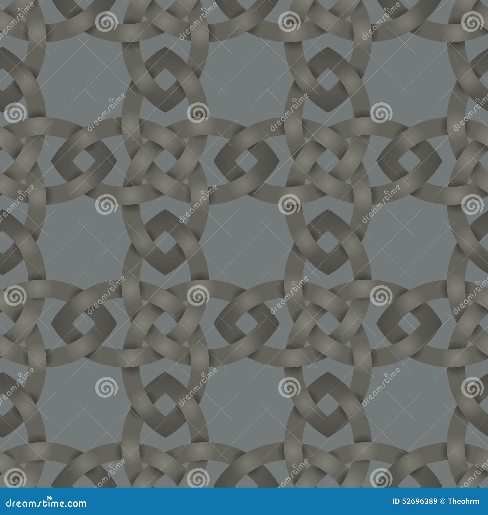 Celtic Knotwork Seamless Background Stock Vector - Illustration of ...