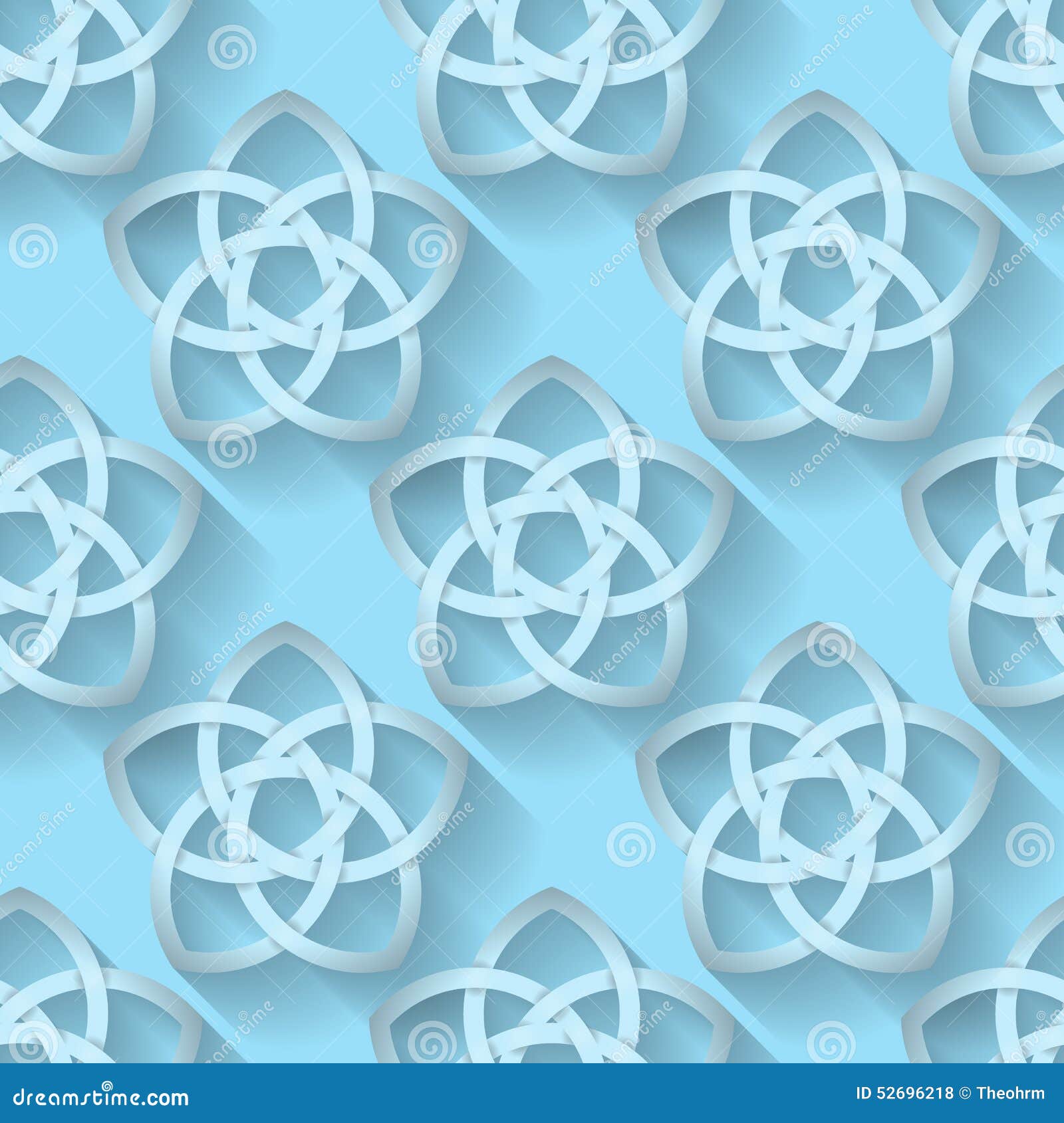 Celtic Knotwork Seamless Background Vector Illustration | CartoonDealer ...