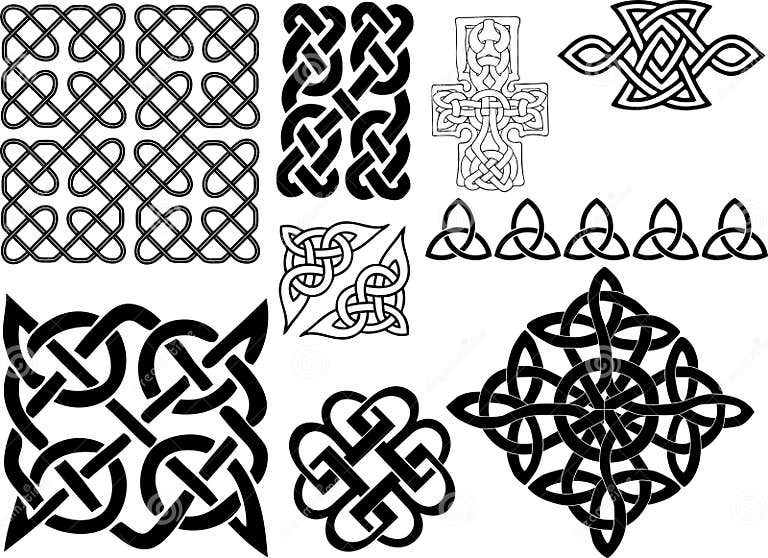 Celtic motifs stock vector. Illustration of intricate - 24513046