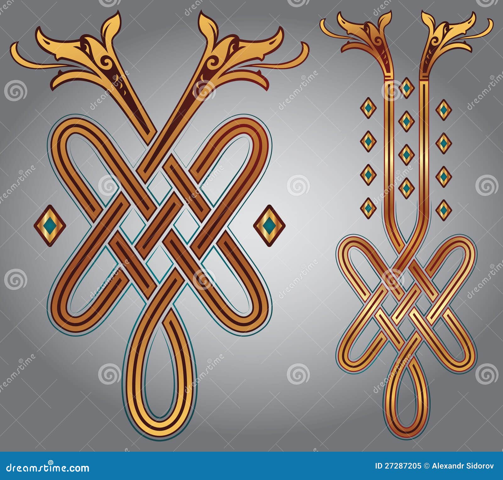 CELTIC MOTIFS stock vector. Illustration of line, gaelic - 27287205