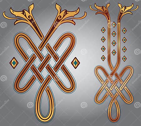 CELTIC MOTIFS stock vector. Illustration of line, gaelic - 27287205
