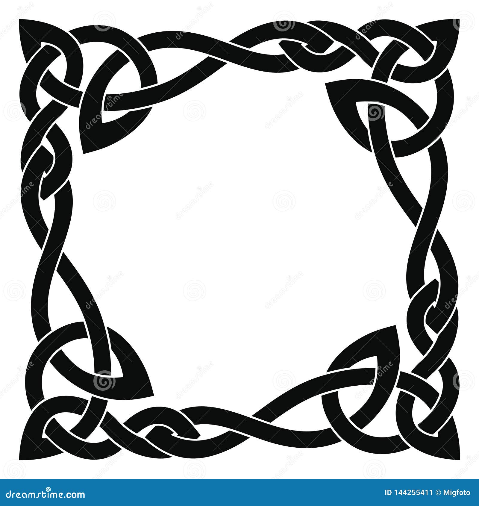 Celtic Knot Square Border