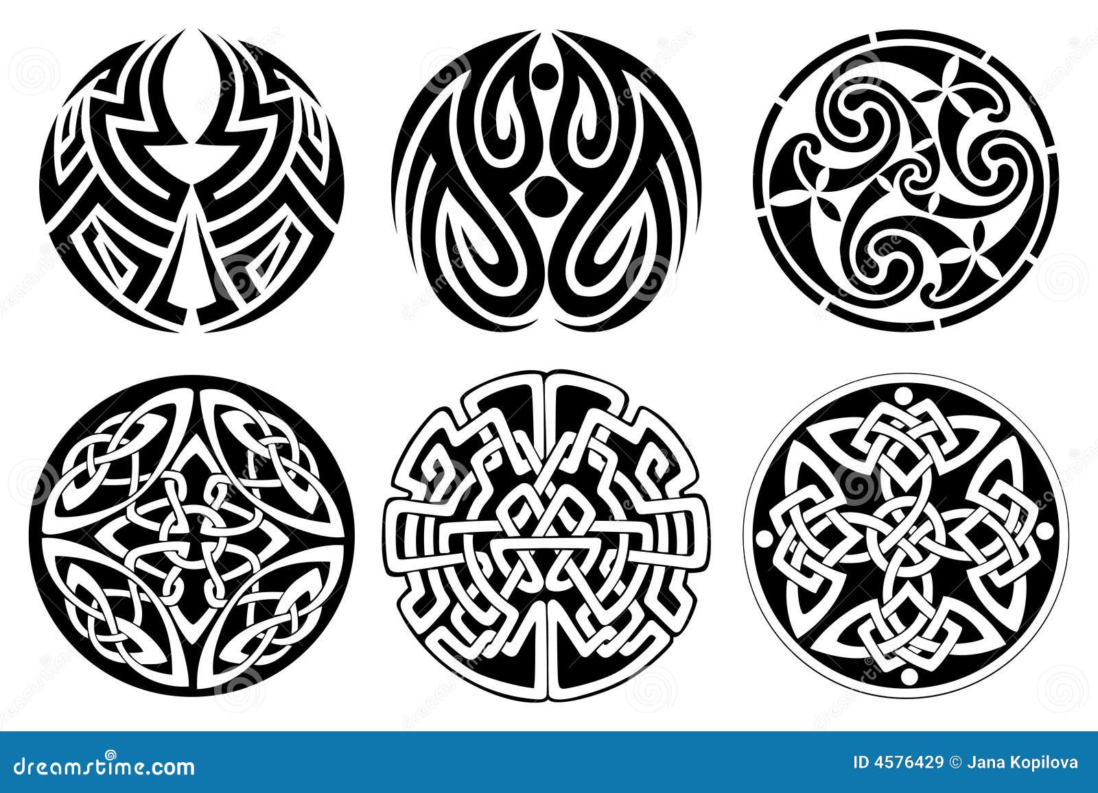 Celtic ornament stock vector. Illustration of artwork - 4576429