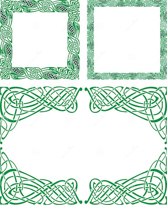 Celtic ornament borders stock vector. Illustration of culture - 24523459