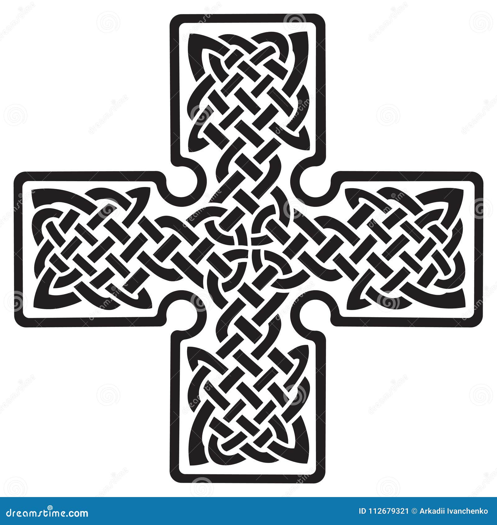 Celtic Pagan Symbol Triskele On Khaki Background Cartoon Vector ...