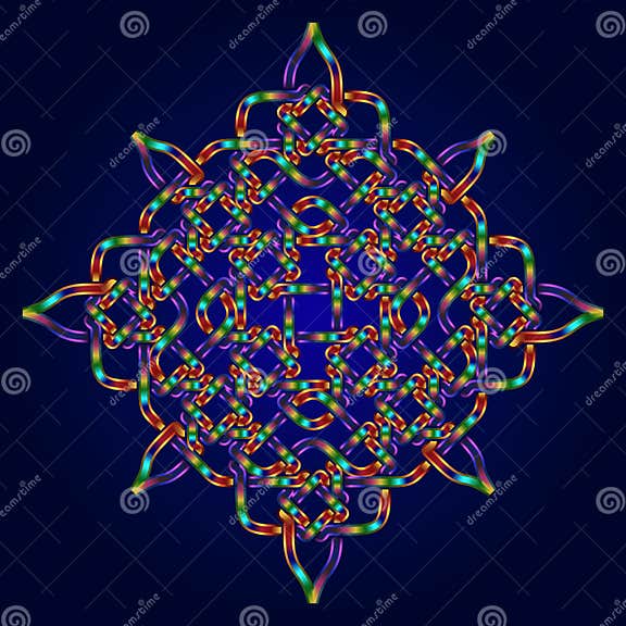 Celtic Pattern Vector Ancient Pagan Scandinavian Sacred Knotwork Symbol ...
