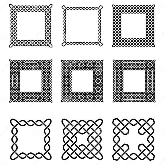 Celtic Pattern Vector Ancient Pagan Scandinavian Sacred Knotwork Symbol ...