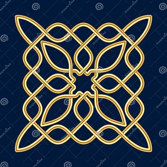 Celtic Pattern Vector Ancient Pagan Scandinavian Sacred Knotwork Symbol ...