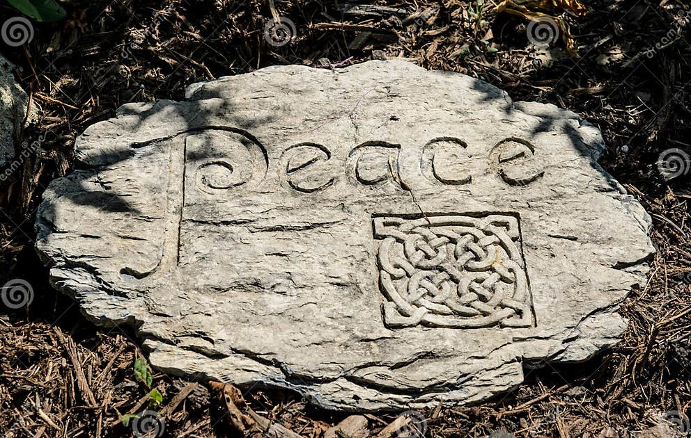Celtic peace sign stock photo. Image of buddhism, sign - 58312800