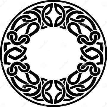 Celtic Round Frame stock vector. Illustration of frame - 51750671