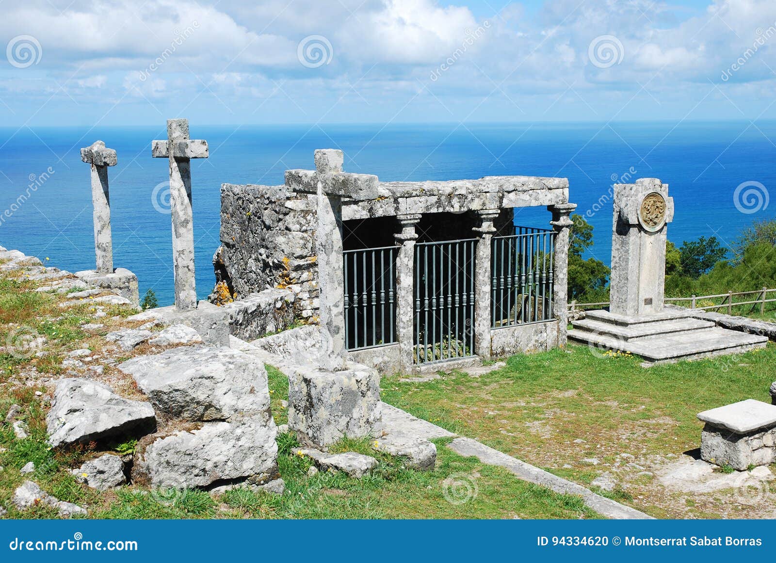 Celtic ruins stock photo. Image of hill, memory, column - 94334620