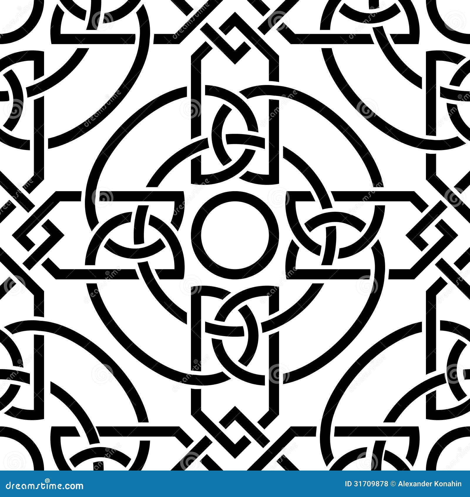Celtic Seamless Pattern Royalty Free Stock Photos - Image: 31709878
