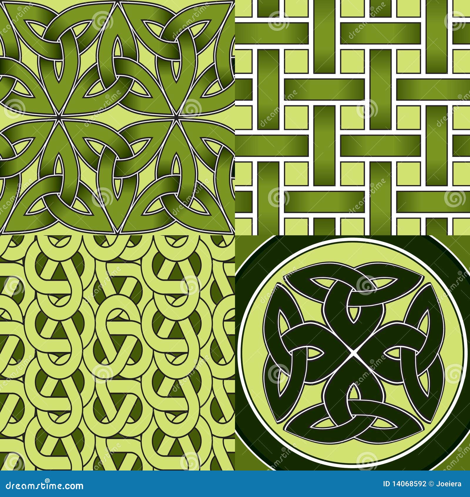 Celtic Seamless Patterns stock vector. Illustration of texture - 14068592