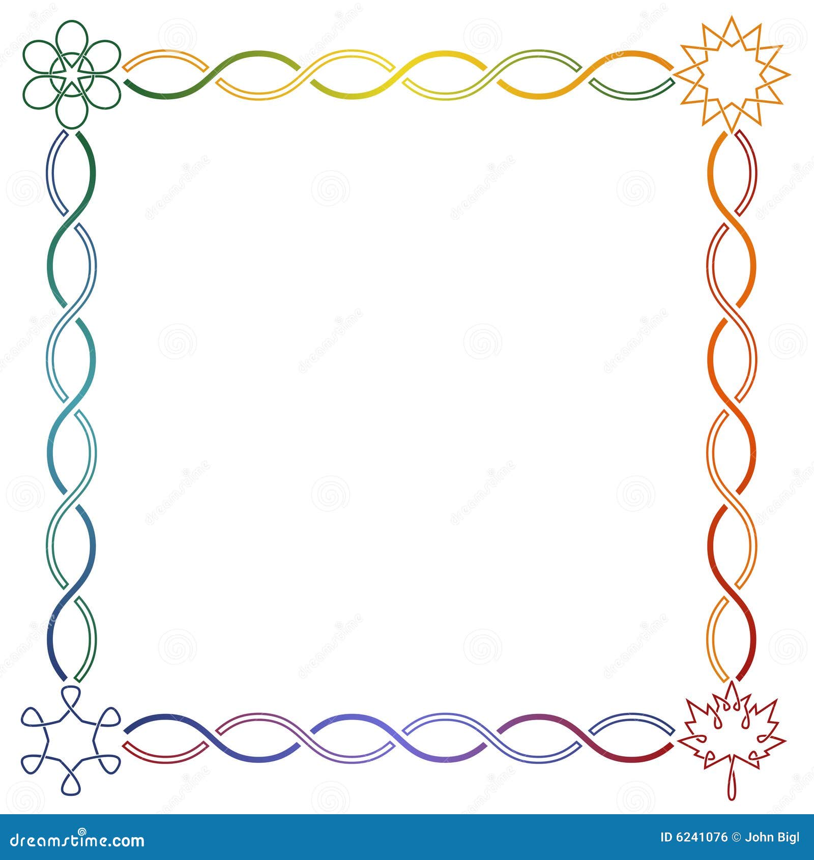 Celtic Seasons Frame - Square Stock Vector - Illustration of elaborate ...