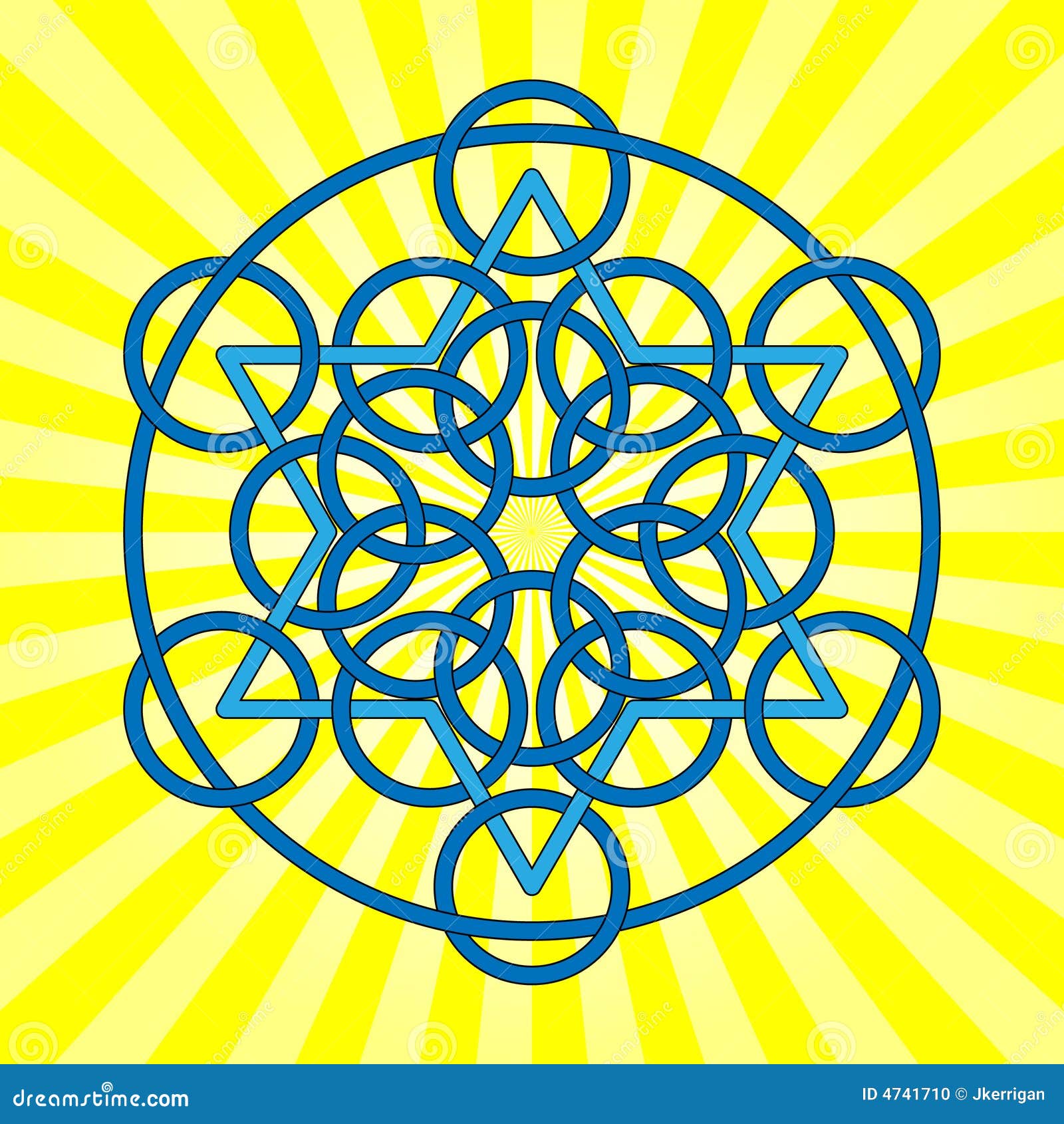 Celtic Star stock vector. Illustration of emblem, design - 4741710