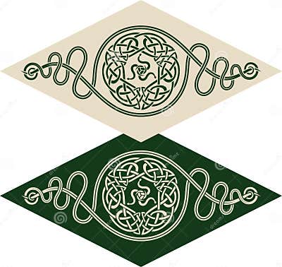 Celtic style pattern stock vector. Illustration of ireland - 5760910