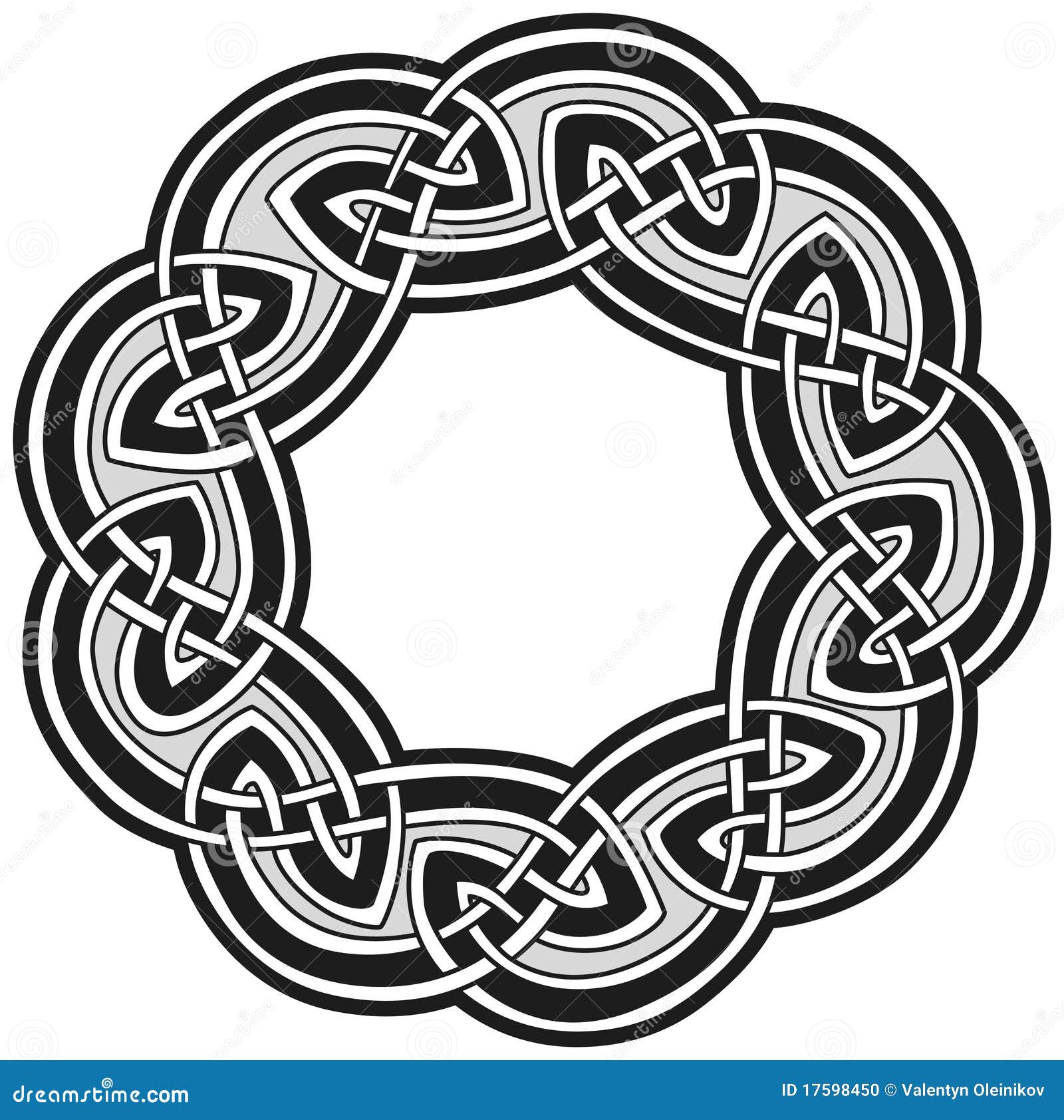 Celtic traditional pattern stock vector. Illustration of knot - 17598450
